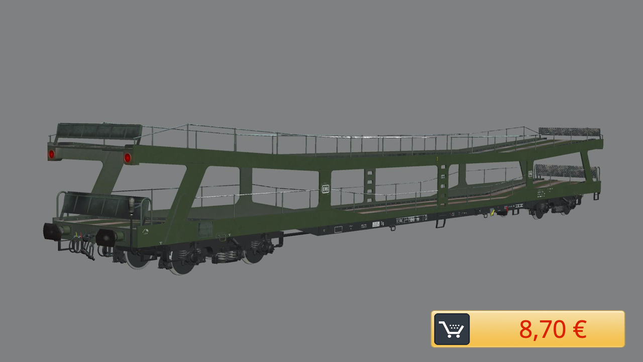 In diesem Set ist ein Autotransporter DB-Ddm915, Farbe chromoxydgrün ...